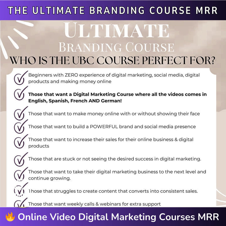 Courses – MRR Products Vault